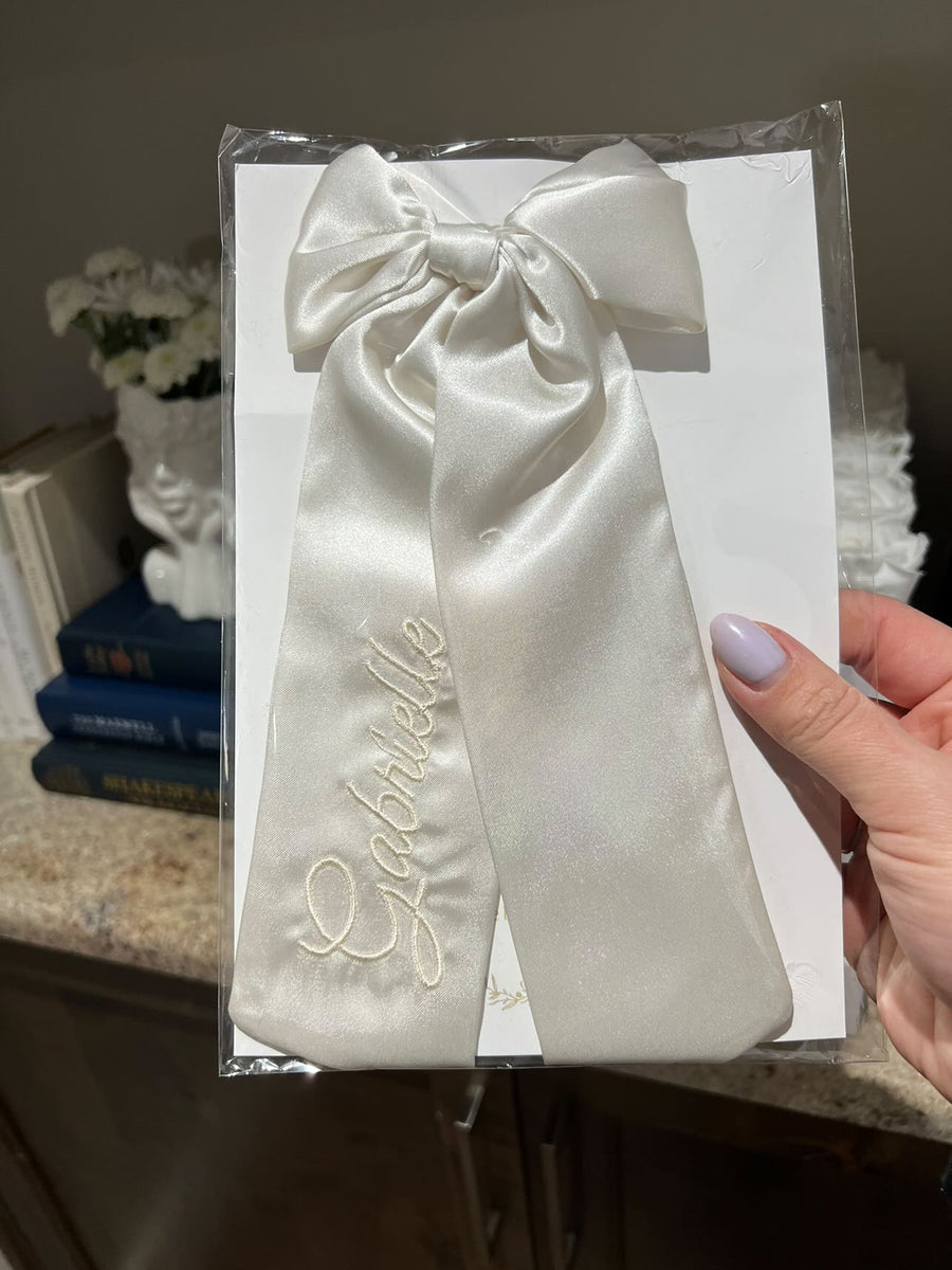 Gabrielle ivory bow – Bebetheory
