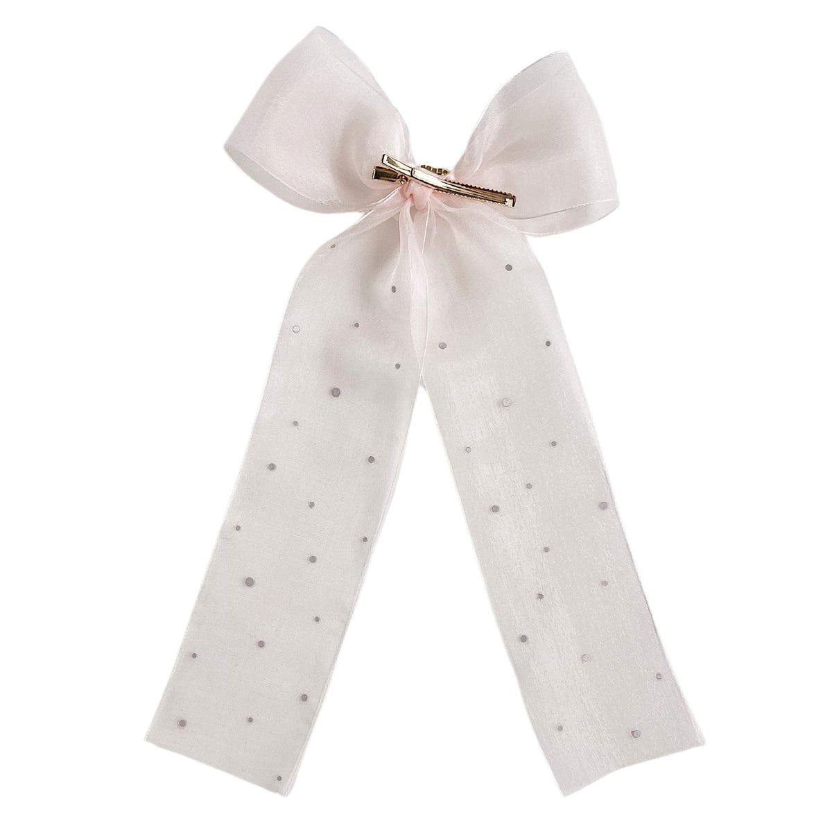 Diane Blush Crystal Bow – Bebetheory